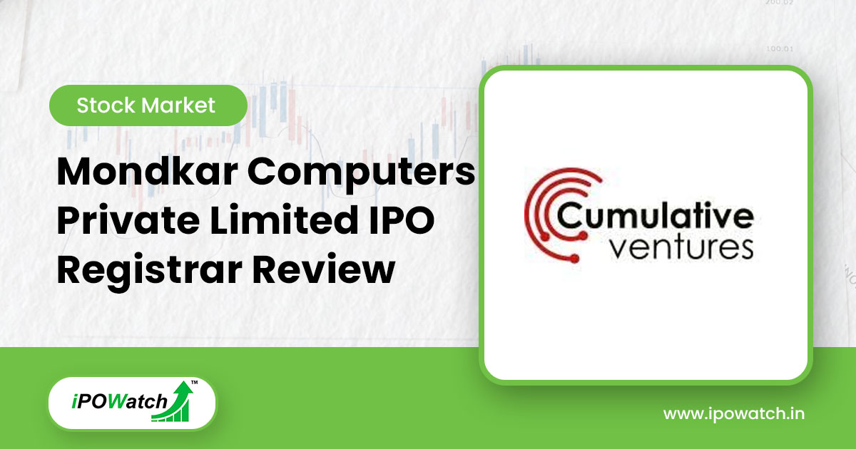 Mondkar Computers Private Limited IPO Registrar Review - IPO Watch