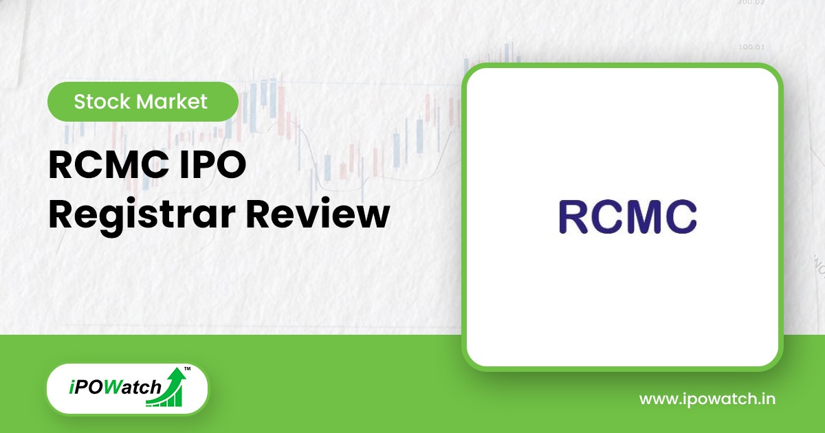 Rcmc Share Registry Private Limited IPO Registrar Review