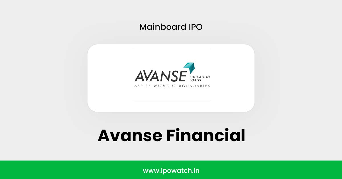 Avanse Financial IPO Date, Review, Price, Allotment Details