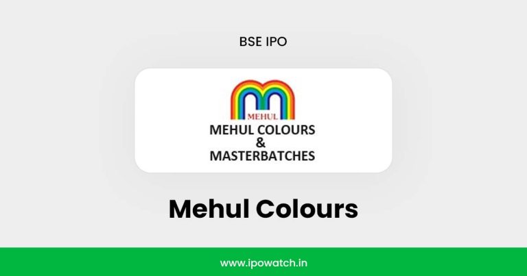 Mehul Colours IPO GMP, Grey Market Premium Today - IPO Watch