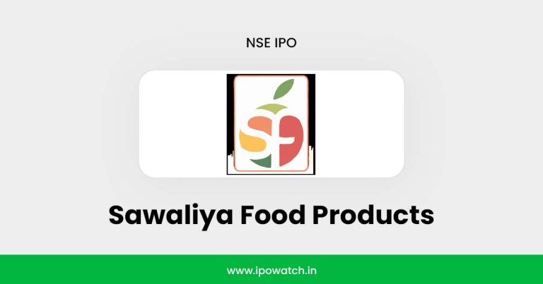 Sawaliya Food Products IPO GMP, Grey Market Premium Today - IPO Watch