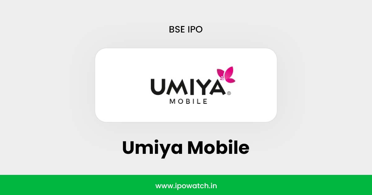 Umiya Mobile IPO Allotment Status