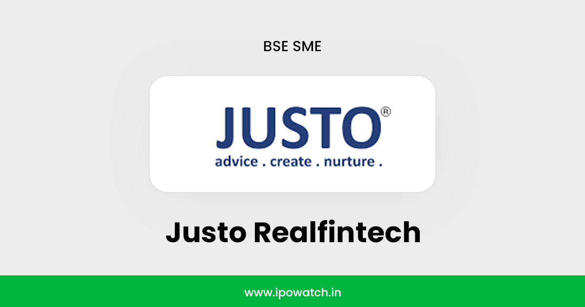 Justo Realfintech IPO listed at a 4.13% Discount on BSE at ₹121.75