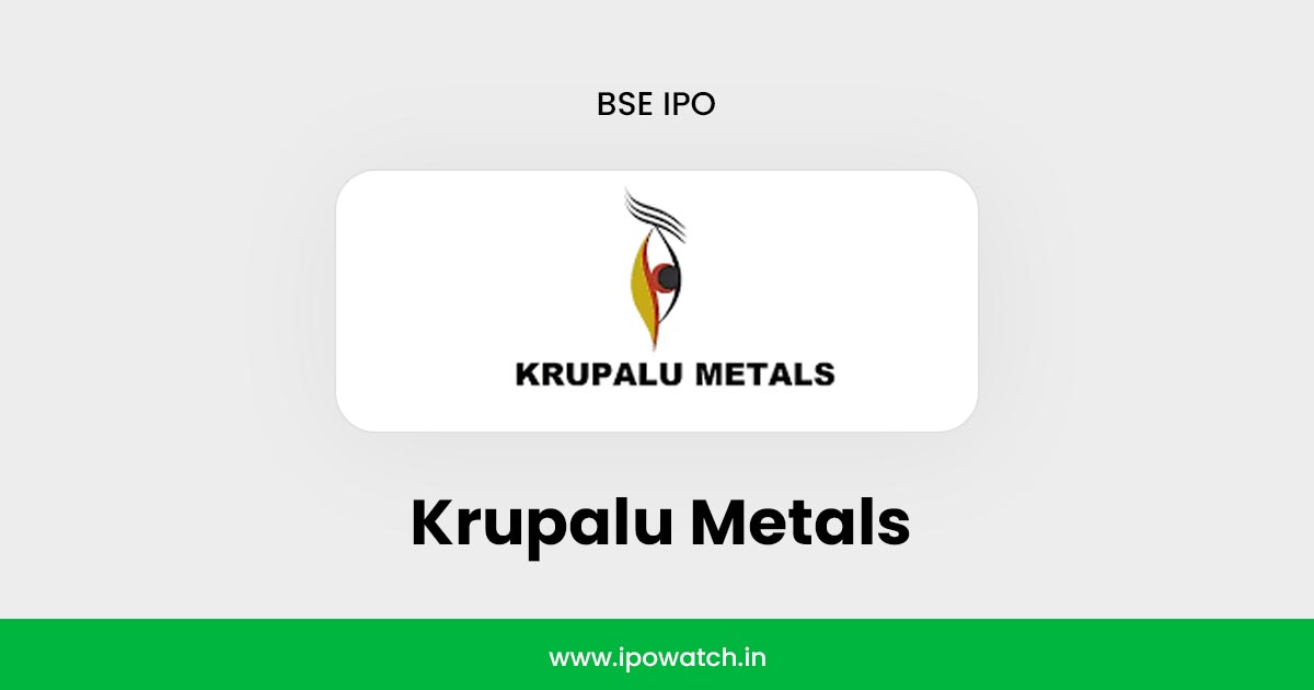 Krupalu Metals IPO Subscribed 0.08x on Day 1