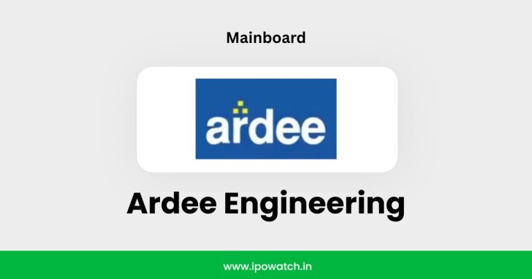 Ardee Engineering IPO GMP, Grey Market Premium Today - IPO Watch