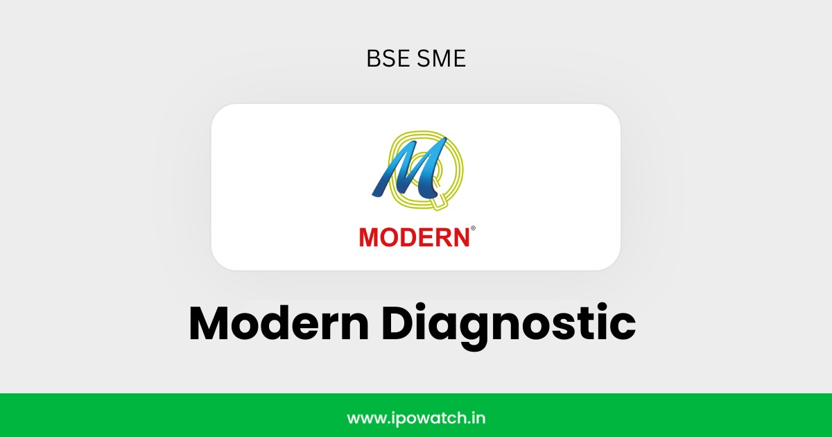 Modern Diagnostic IPO GMP, Grey Market Premium Today - IPO Watch