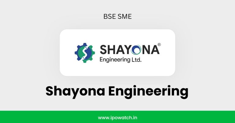 Shayona Engineering IPO Allotment Status Online - IPO Watch