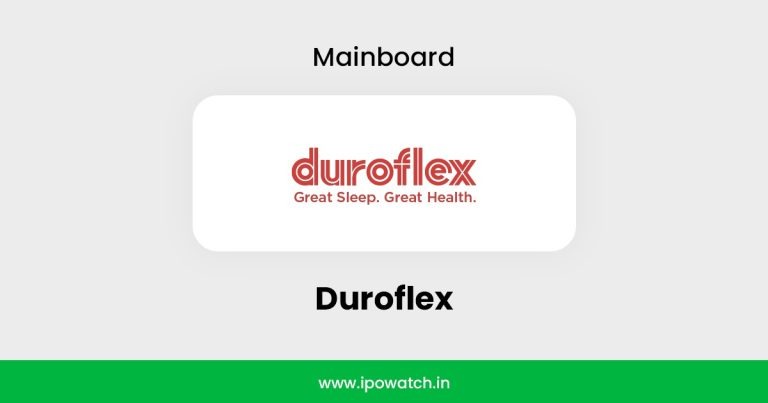 Duroflex IPO GMP, Grey Market Premium Today - IPO Watch