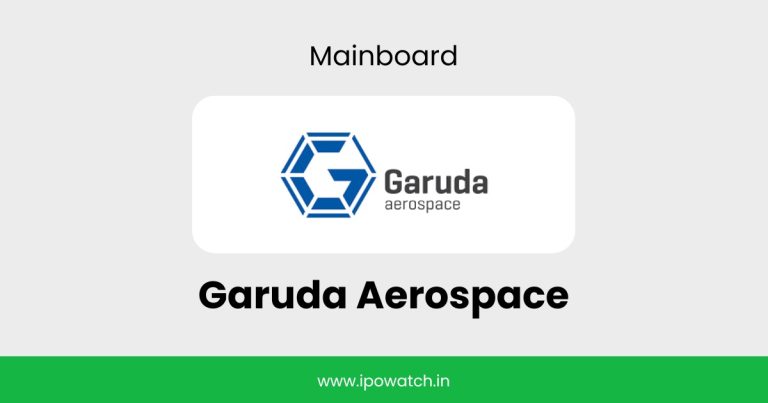 Garuda Aerospace IPO Date, Review, Price, Allotment Details - IPO Watch